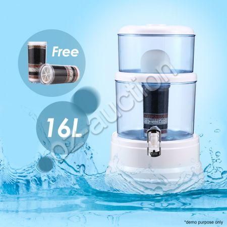8 Stage Water Filter Dispenser Purifier Carbon Stone Benchtop Ceramic ...
