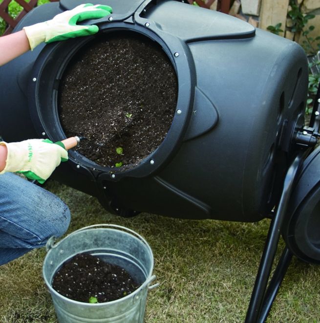 190L Compost Aerated Tumbler Bin Garden Composter Recycling Food Waste ... 190L Compost Aerated Tumbler Bin Garden Composter Recycling Food Waste ...